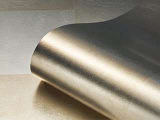 Wallpepar Imitation gold leaf vinyl wallpaper, Gilded Wallpaper, Gilded ...